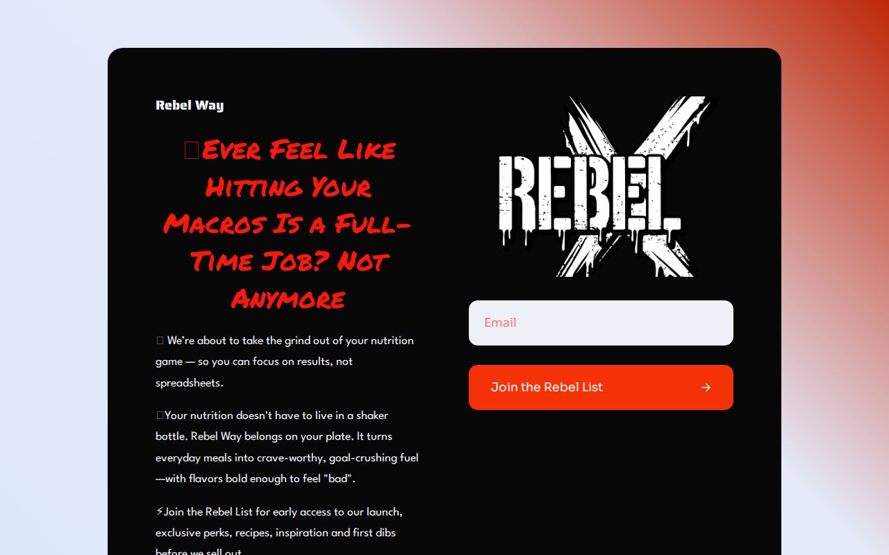 Rebel Way Power Up